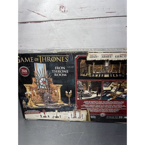 McFarlane Toys | Toys | Mcfarlane Toys Game Of Thrones Iron Throne Room ...